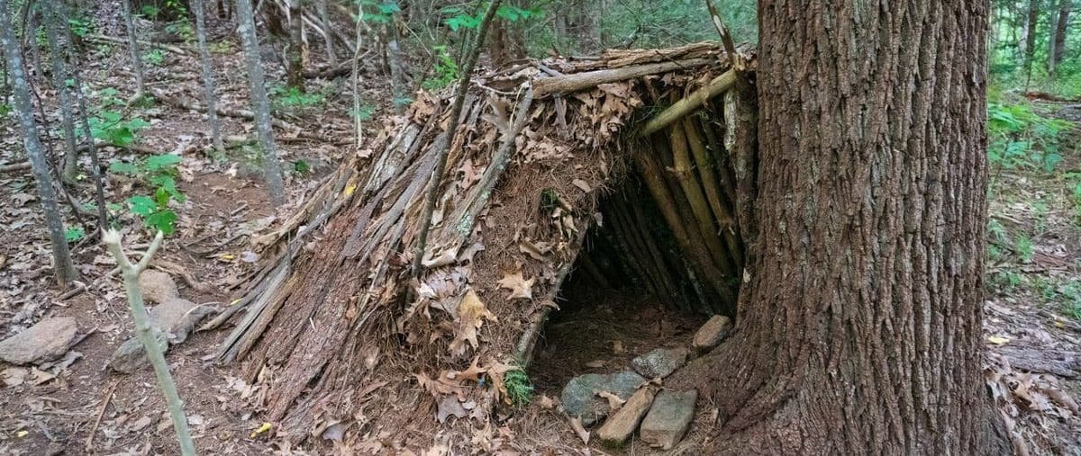 How To Build A Survival Shelter When Lost On A Hike